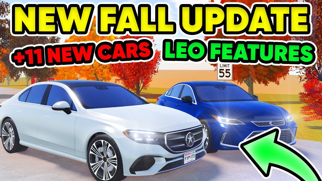 NEW FALL UPDATE in Greenville Roblox! 11+ NEW CARS + 2 NEW CODES & LEO FEATURES - YouTube