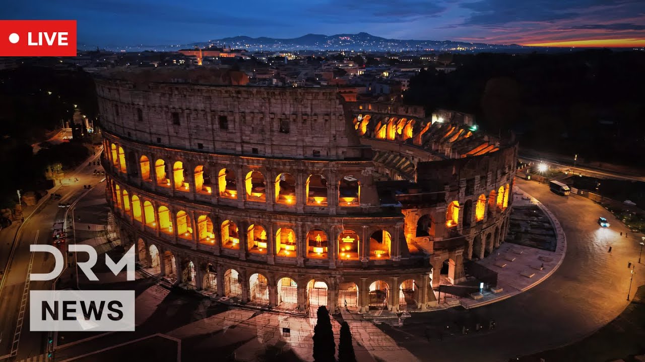 LIVE: Colosseum Lights Up for Historic Celebration as UNESCO Recognizes ...