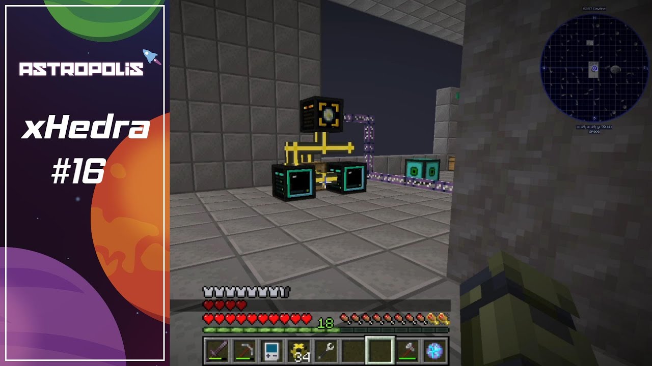 Astropolis E16 Resource Bottleneck Nightmare Timelapse to finish this ...