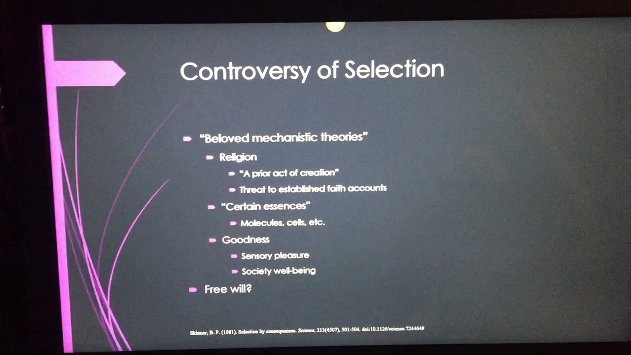Selection By Consequences PowerPoint - YouTube