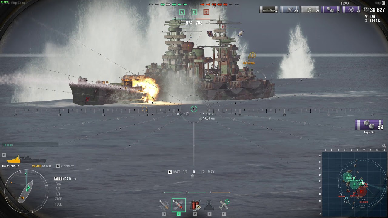 World of Warships T7 Ranked Sinop Gameplay - YouTube
