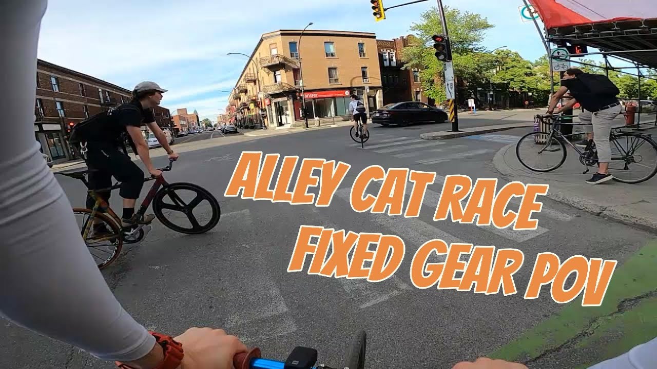 ALLEY CAT RACE in MONTREAL - FIXED GEAR POV - YouTube