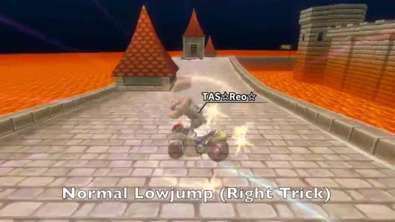 [MKWii TAS] Comparison #9 - side trick (boost ramp) - YouTube