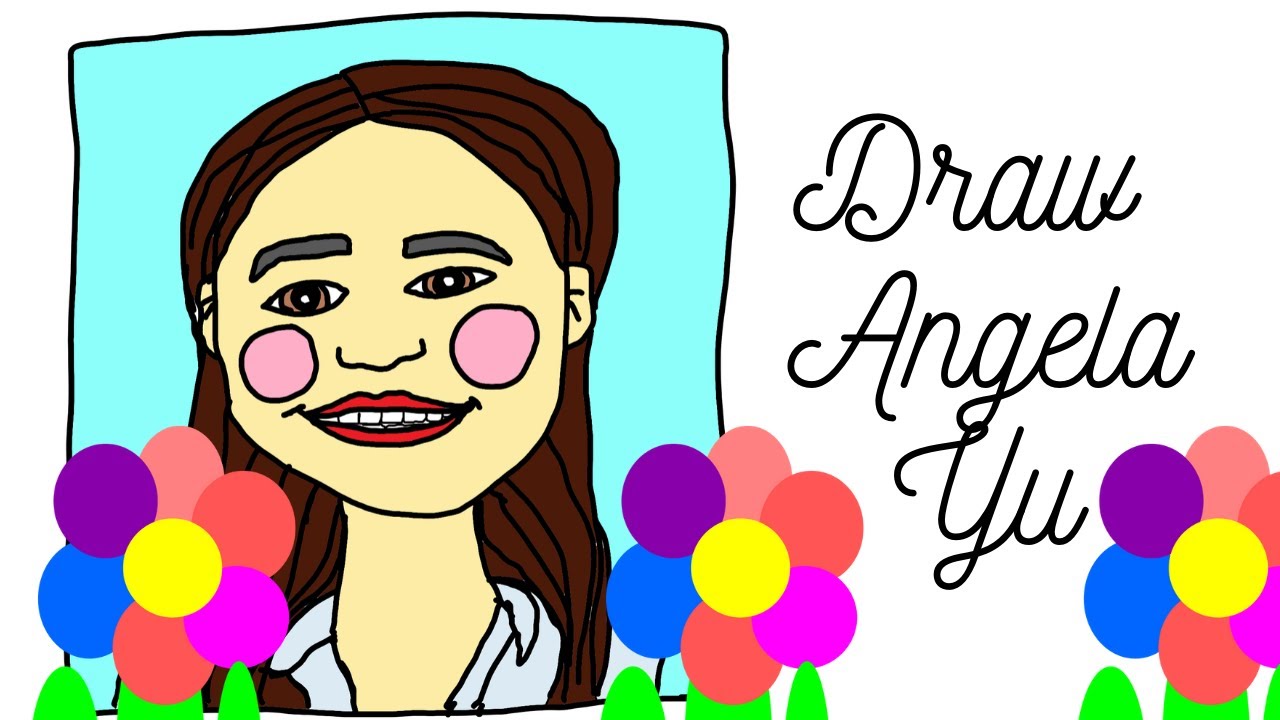 How to draw Angela Yu | Easy drawing step by step | Painting and ...
