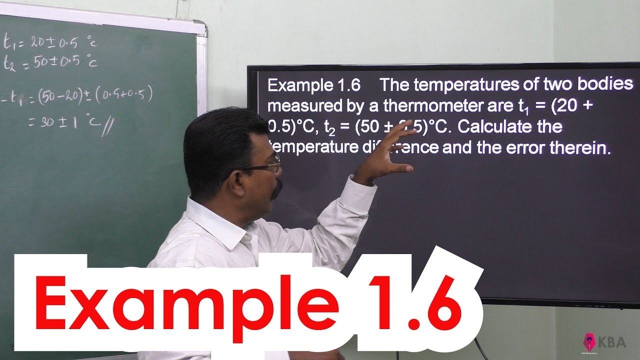 15.Physics | Nature of physical world & measurements | Example 1.6 ...