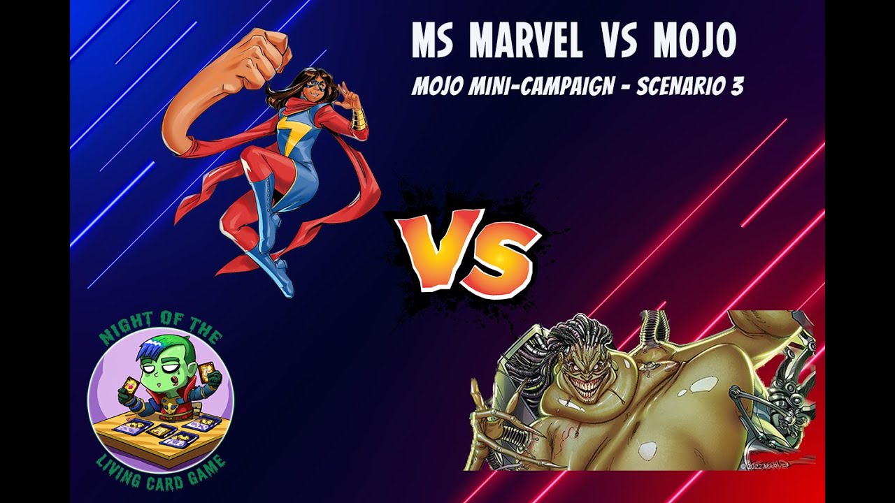 Marvel Champions | Ms. Marvel vs Mojo | Mojo Mini-Campaign - YouTube