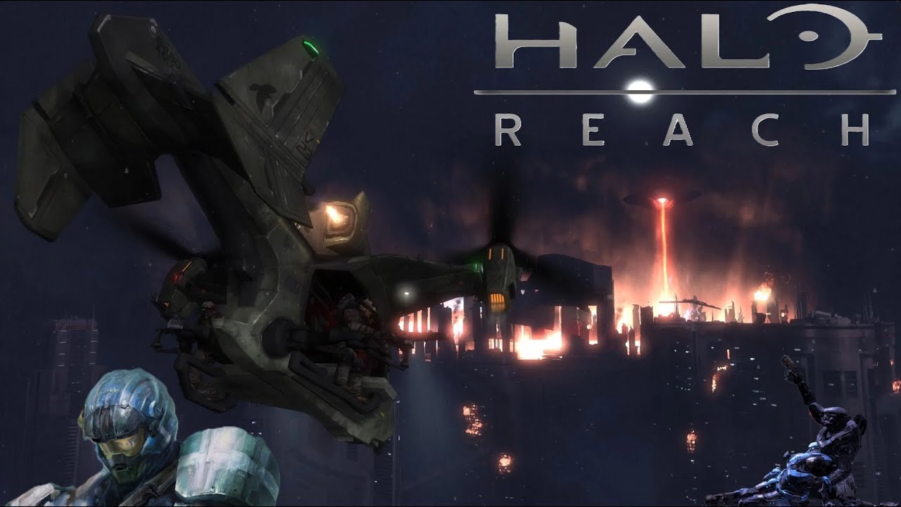 Matt's First Halo: Reach - The Exodus, Glassing of New Alexandria ...