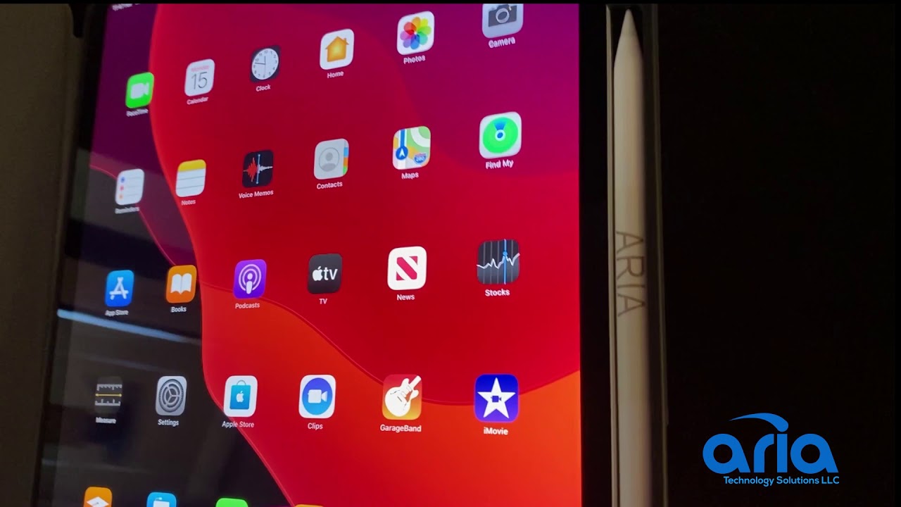Aria AV Rentals - iPad Pro With Apple Pencil 12 9‑inch 2020 - YouTube