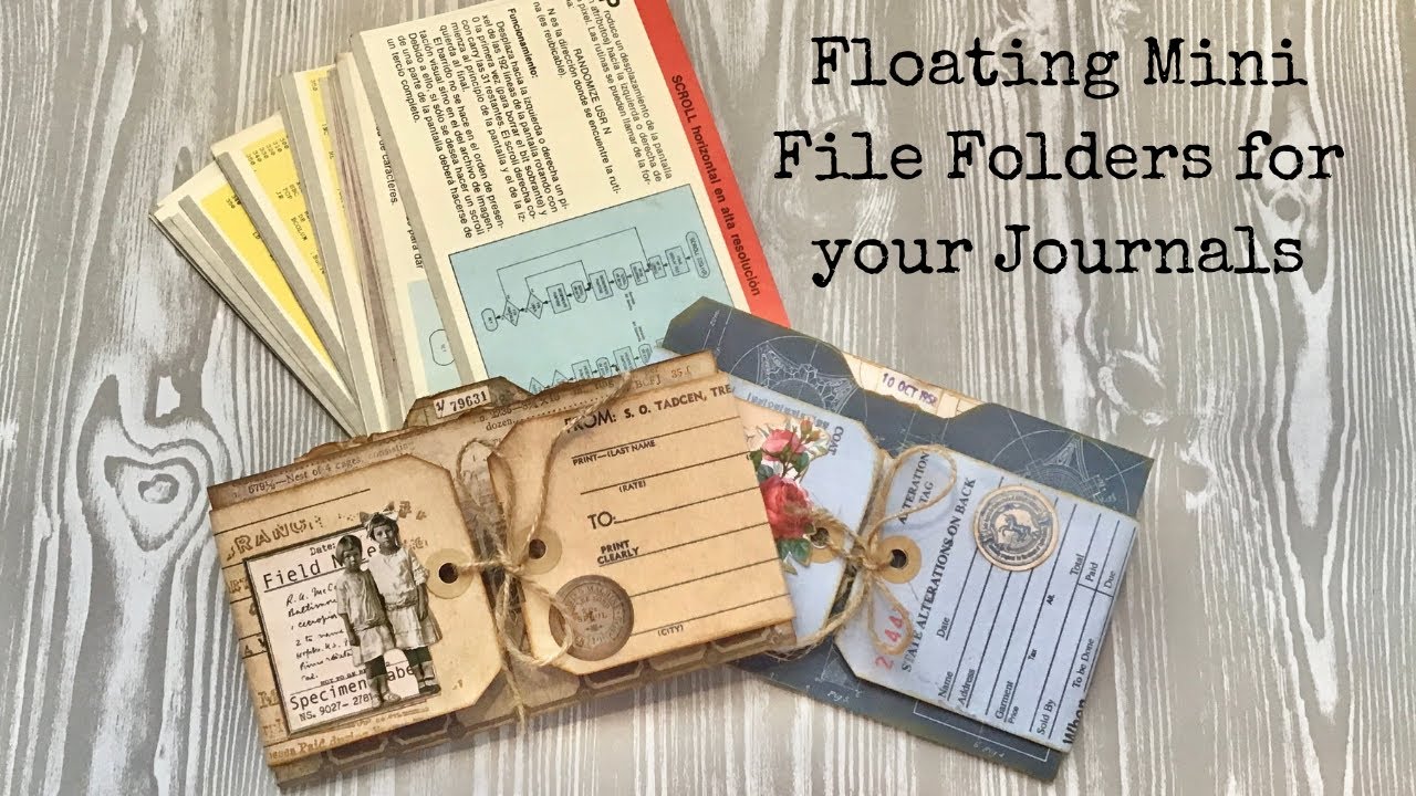 Floating Mini File Folder - YouTube