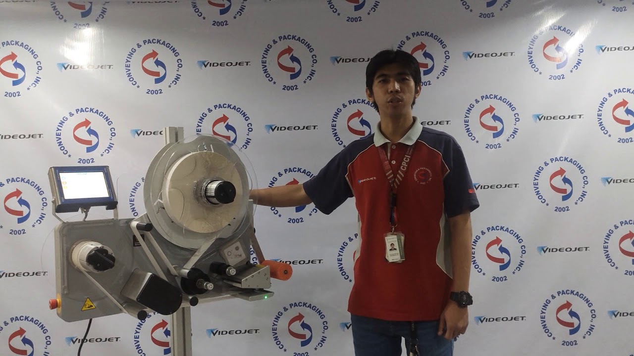 Videojet 9550 LPA (Label Printer Applicator) - YouTube