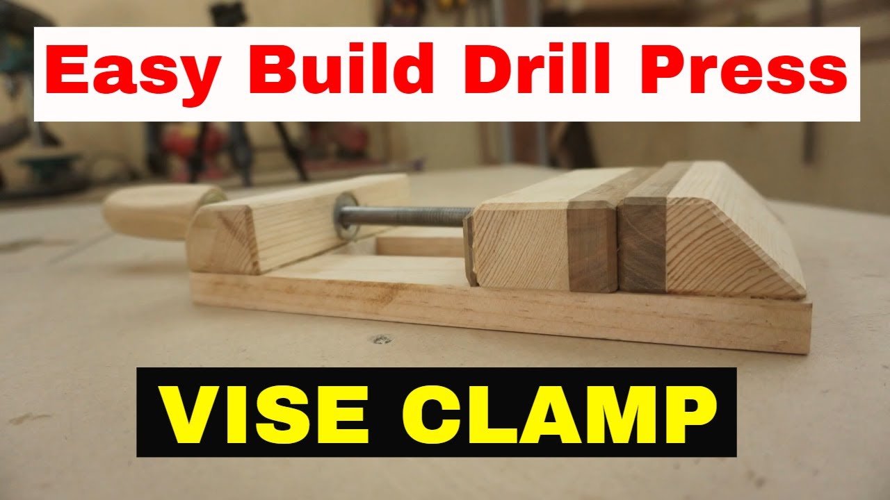 DIY DRILL PRESS VISE CLAMP - YouTube