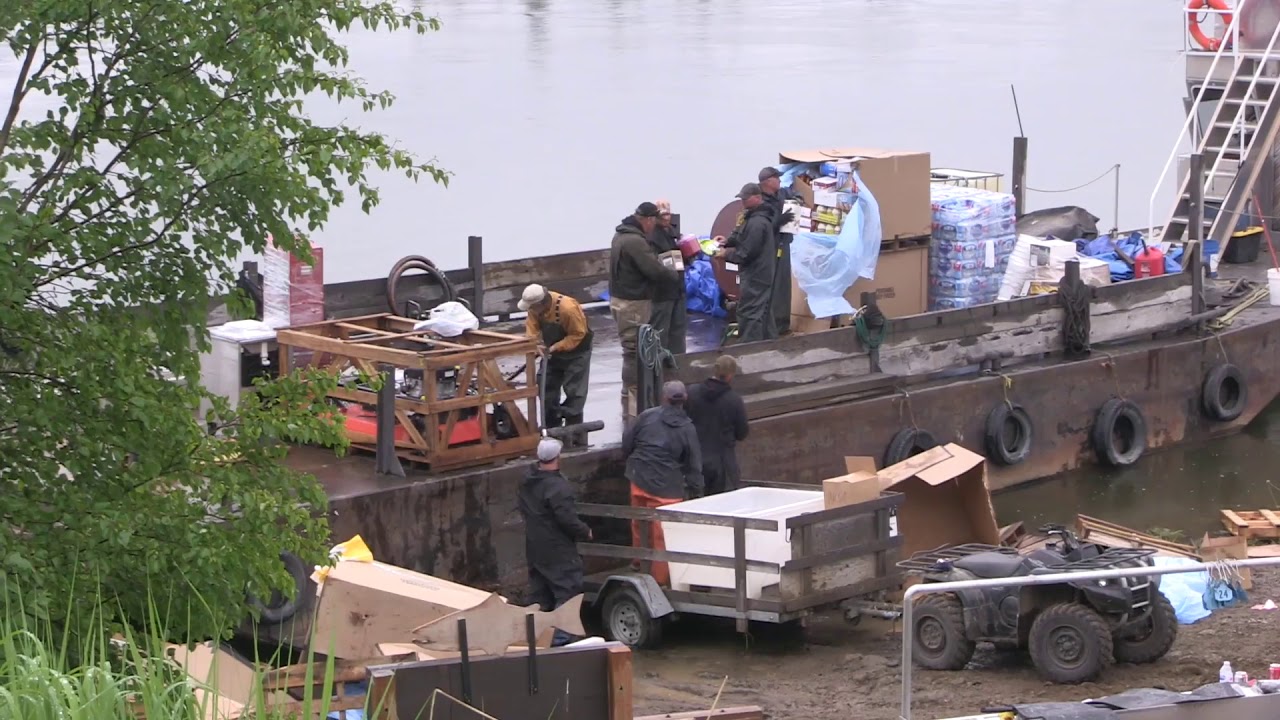 How to set up a fishing camp in Alaska - YouTube