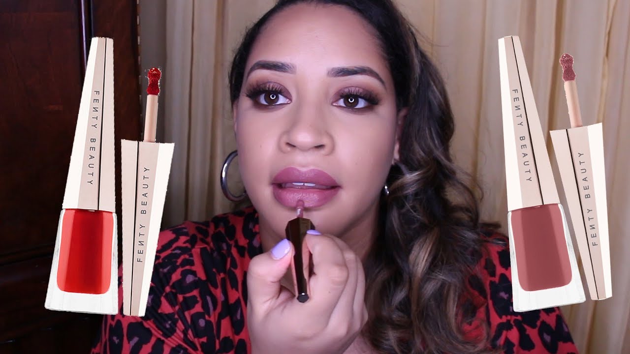 Fenty Beauty Stunna Lip Paint Swatches & Review - YouTube