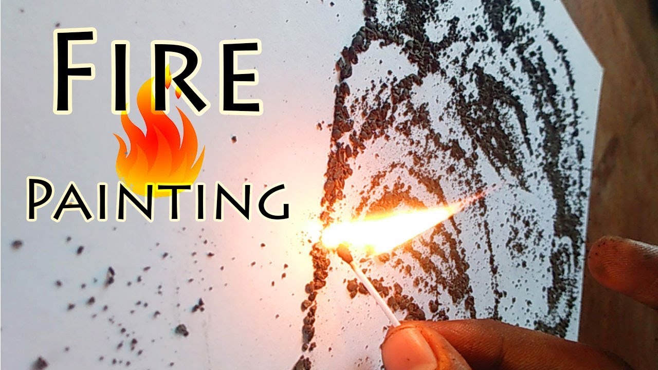 Fire painting 🔥🎨 - YouTube