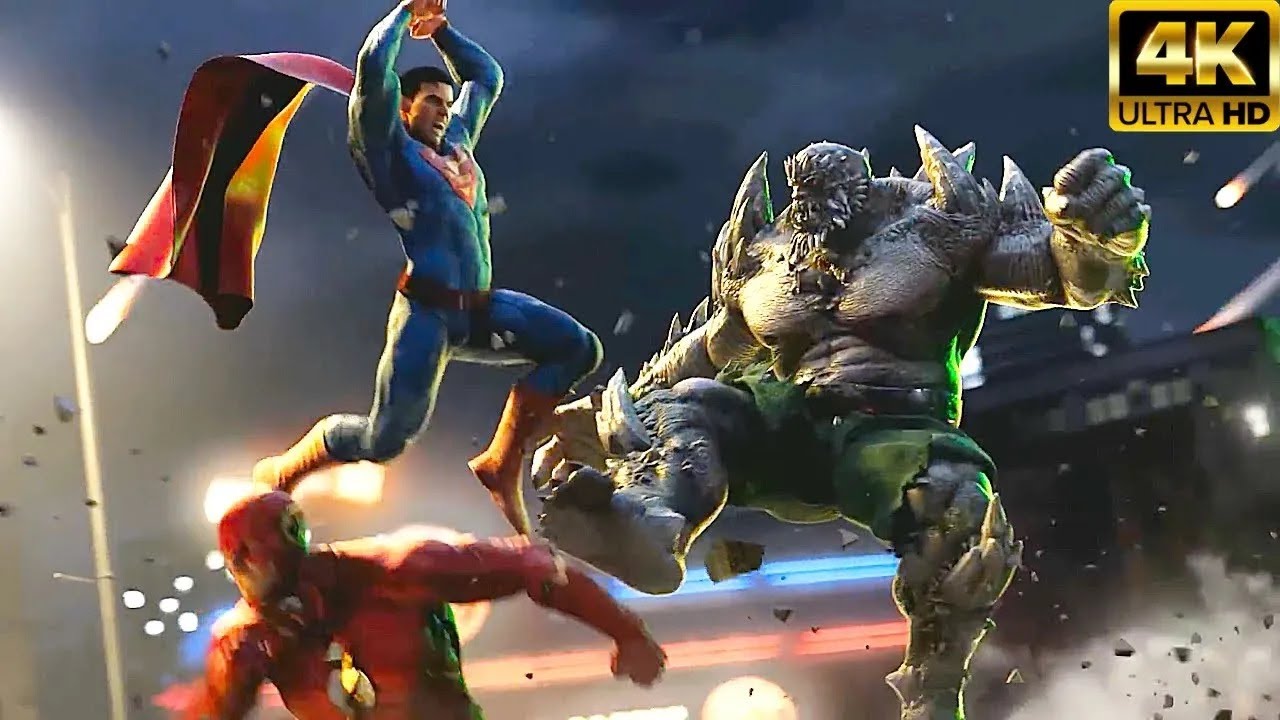 Superman Vs Doomsday Fight Scene (2023) 4K ULTRA HD Action - YouTube