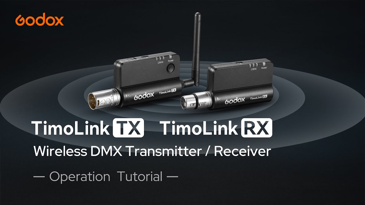 TimoLink TX & TimoLink RX Wireless DMX Transmitter/Receiver | Operation ...
