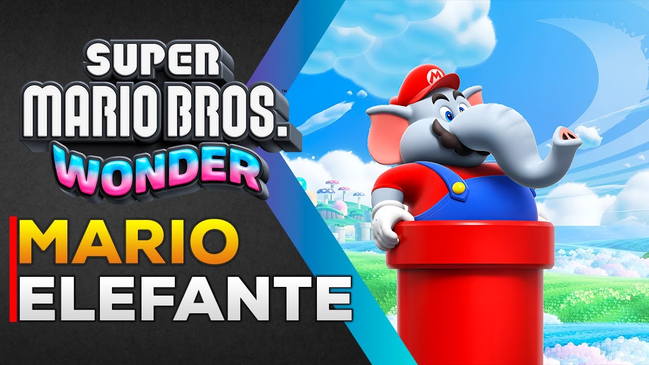 Super Mario Bros Wonder - Mario Elefante [Nintendo Switch] - YouTube