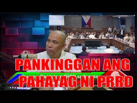 Pagdalo ni PRRD sa Senate Hearing mga Pilipino nagbunye. - YouTube