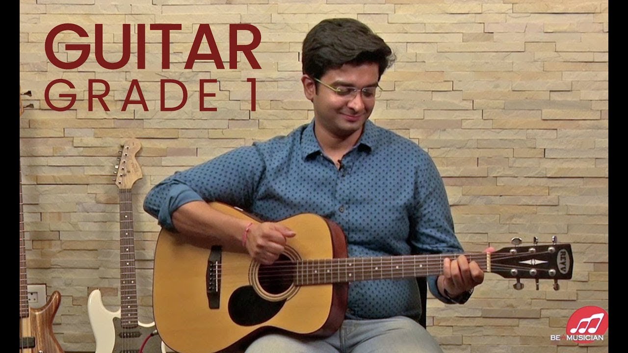 Introduction to Guitar grade 1 for beginners | beAmusician.in - YouTube