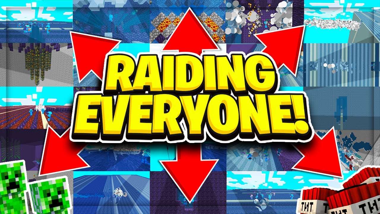 We Raided EVERYONE!!! | Minecadia Factions - YouTube