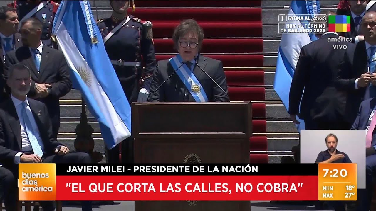 Javier Milei presidente de la Nación: las frases más importantes - YouTube