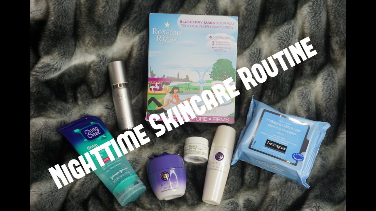 My Nighttime Skincare Routine - YouTube