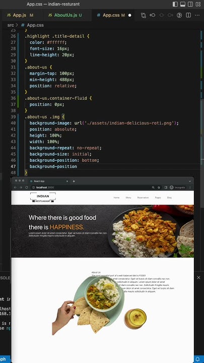ASMR Programming | Create about us section using Reactjs CSS | No Talking #asmrprogramming #asmr ...