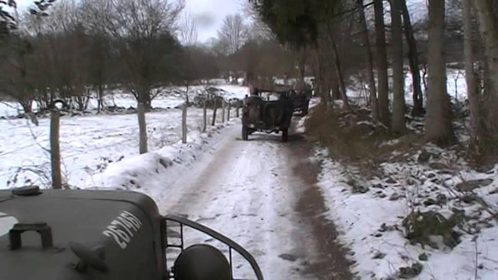 Driving WWII Vehicles in the Snow - YouTube