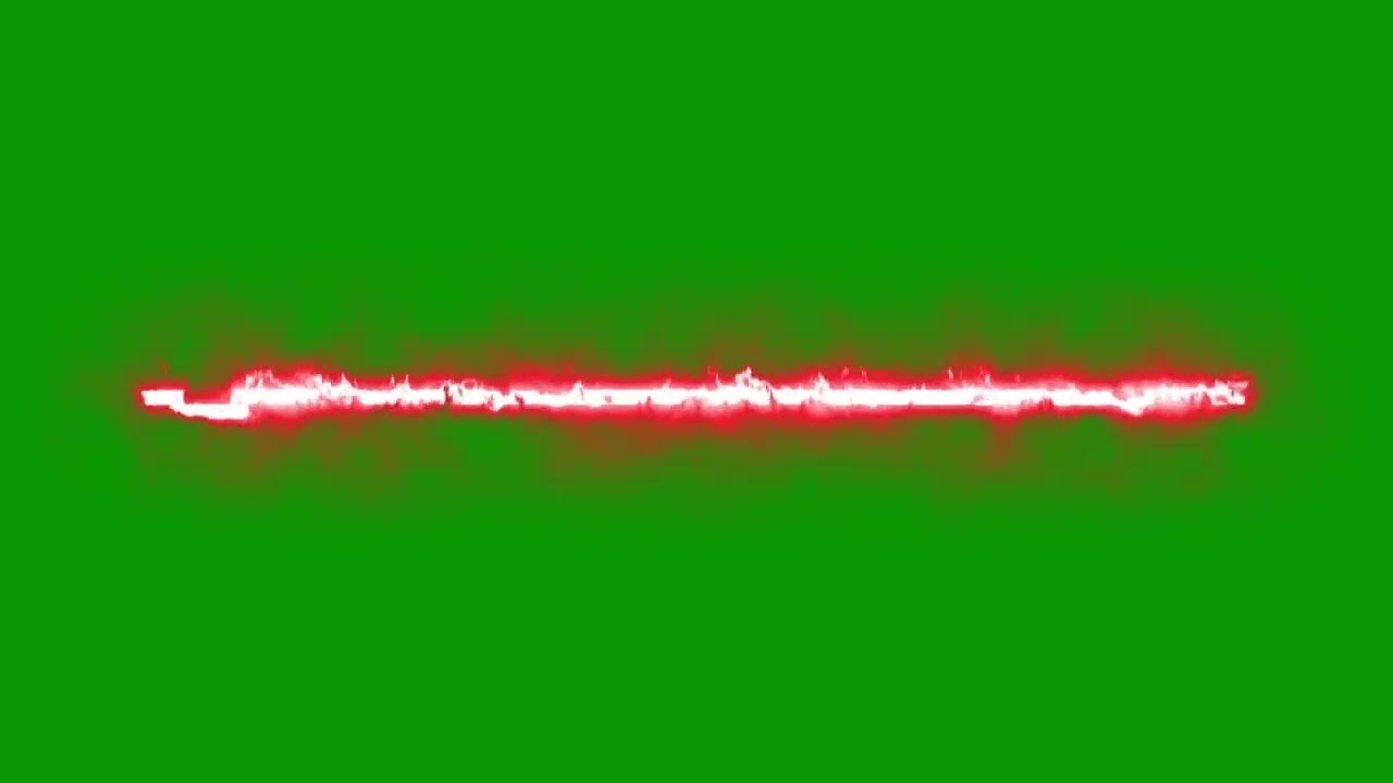 Fire Neon Line 1 - Chroma Key No Copyright - YouTube