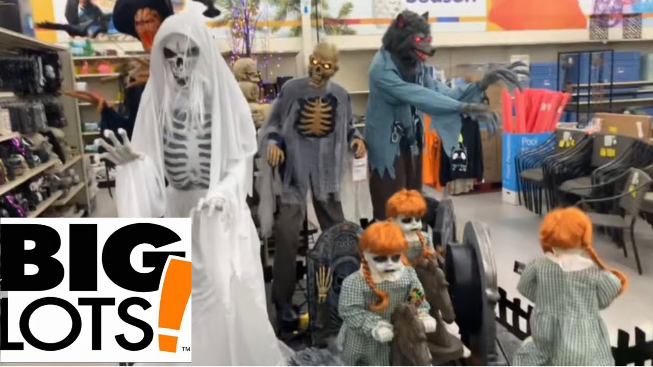Big lots Halloween display walk through & what we got 🧡 - YouTube