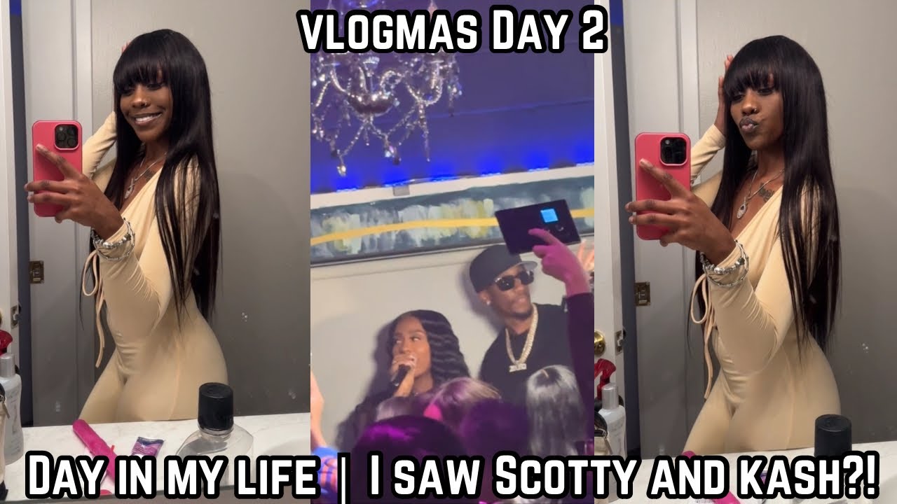 VLOGMAS | I SAW SCOTTY WITH THE BODY AND KASH DOLL?! - YouTube