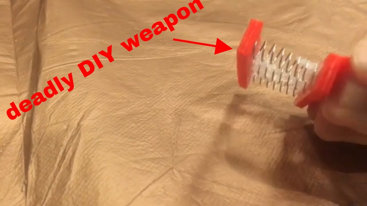 3D printed Spring knuckles the best weapon - YouTube