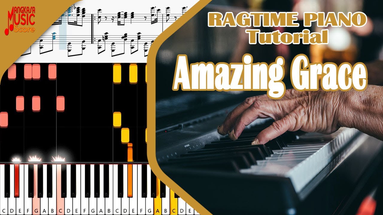 Amazing Grace | Ragtime Piano Tutorial - YouTube