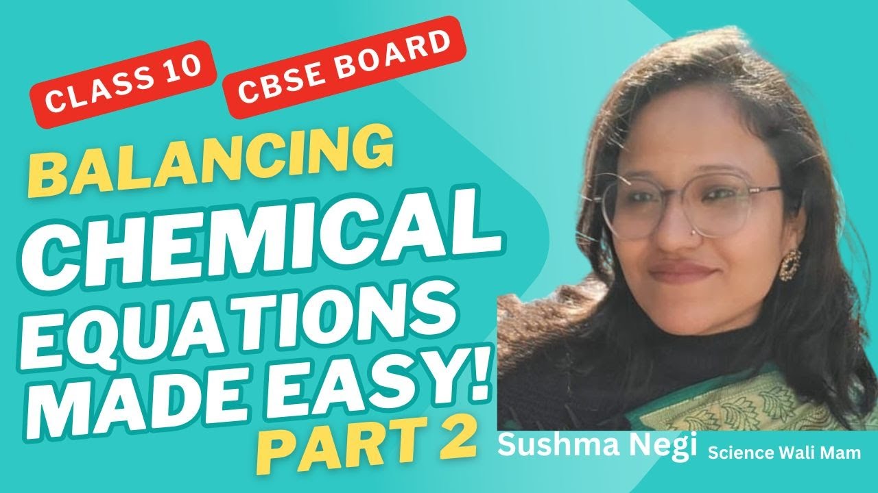 Part 2- "Balancing Chemical Equations Made Easy! ⚖️ | Step-by-Step ...