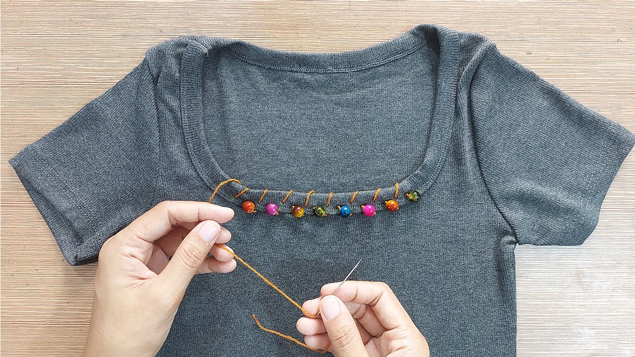 Quick DIY Fix: How to Narrow a Wide Neckline Easily without Sewing ...
