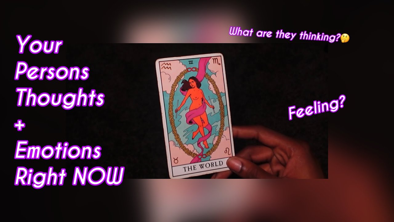 What Your Person is Feeling RIGHT NOW | Collective Tarot Reading🔮⏳ ...