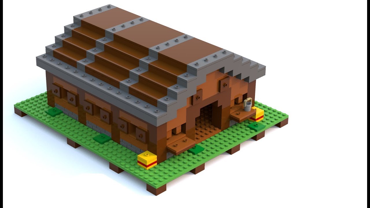 LEGO Minecraft Horse Stable MOC - YouTube