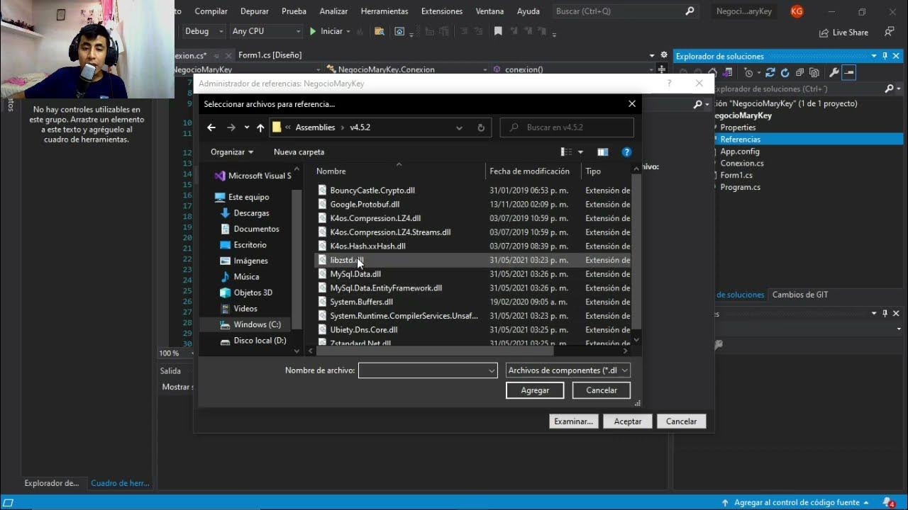 CONECTIVIDAD ENTRE C# - INSERT, SELECT, DELETE, UPDATE - REFLEJAR CON ACCESS, JAVA, C# - MySQL ...