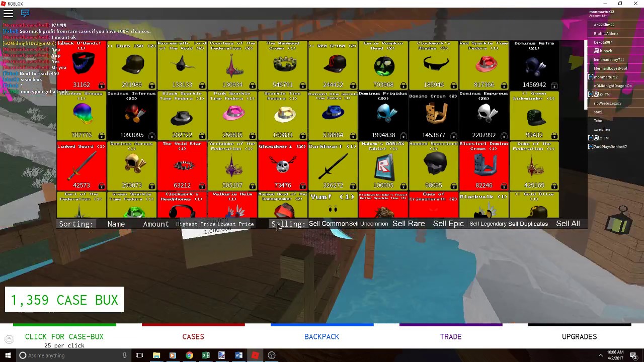 Roblox: Case Clicker Giant Unboxing (2m Cash Opening) - YouTube