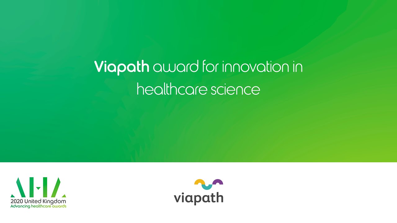 Viapath award for innovation in healthcare science - YouTube