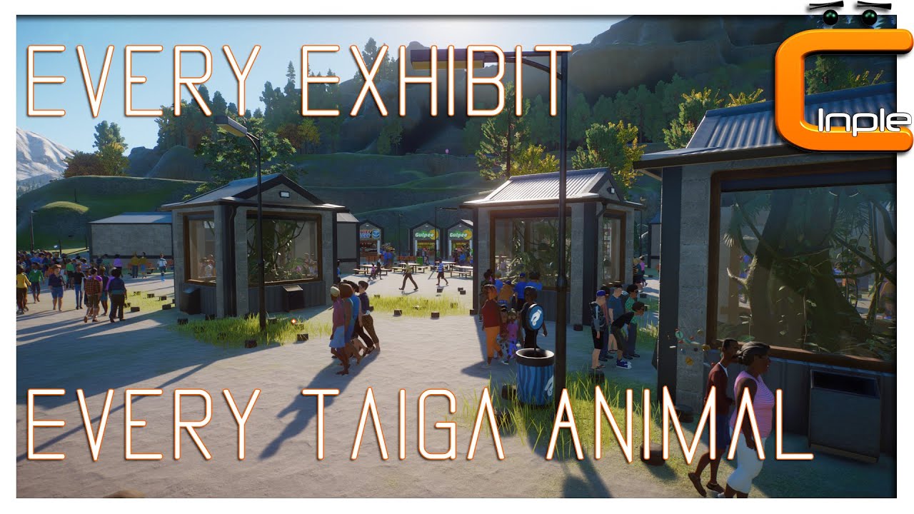 CinZOOple | Planet Zoo Taiga Build. Every Taiga Animal (Relaxing No ...