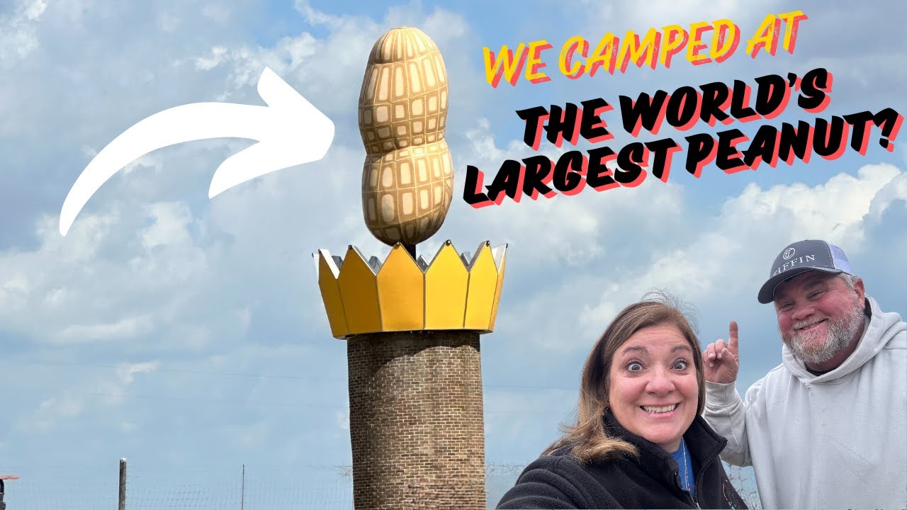 Epic Road Trip! Visiting the World's Largest Peanut & Camp ...