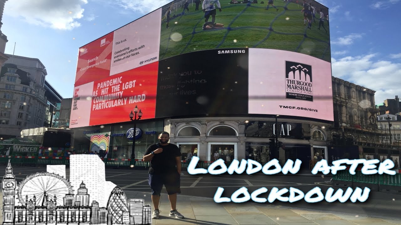 Walking through central London after lockdown - YouTube