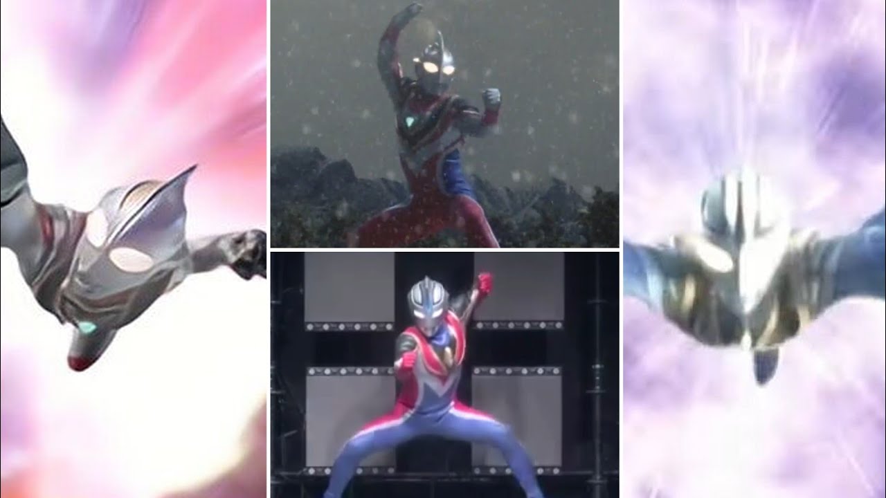 Ultraman Gaia All Transformation And Forms (Base form - Supreme/V2 ...