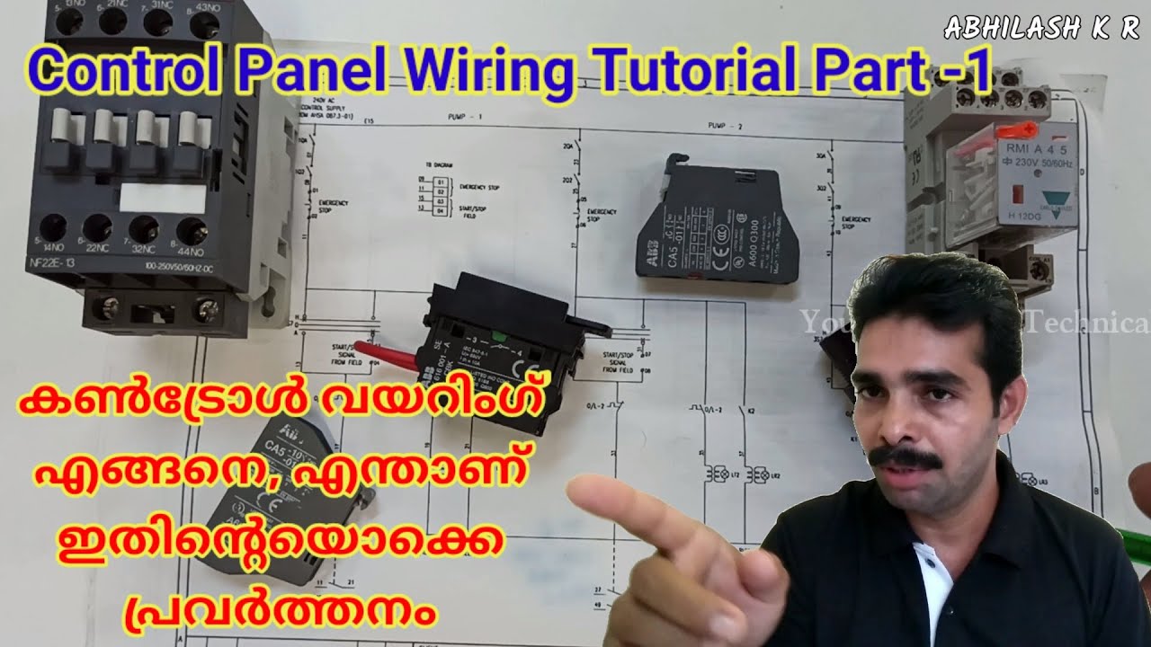 What is NO and NC in Contactor | Control Panel Wiring Tutorial Part-1 ...