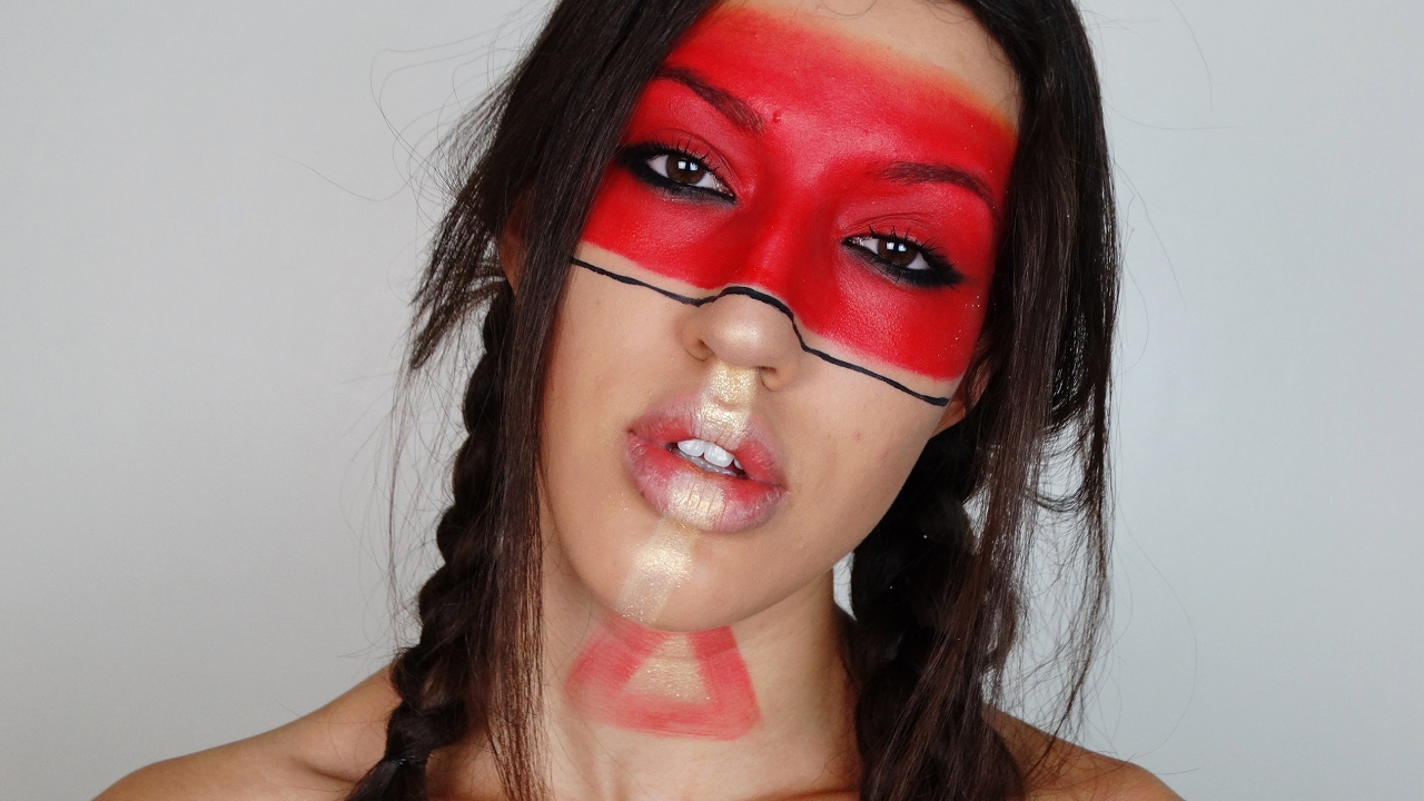 Maquiagem de Carnaval: Índio - YouTube