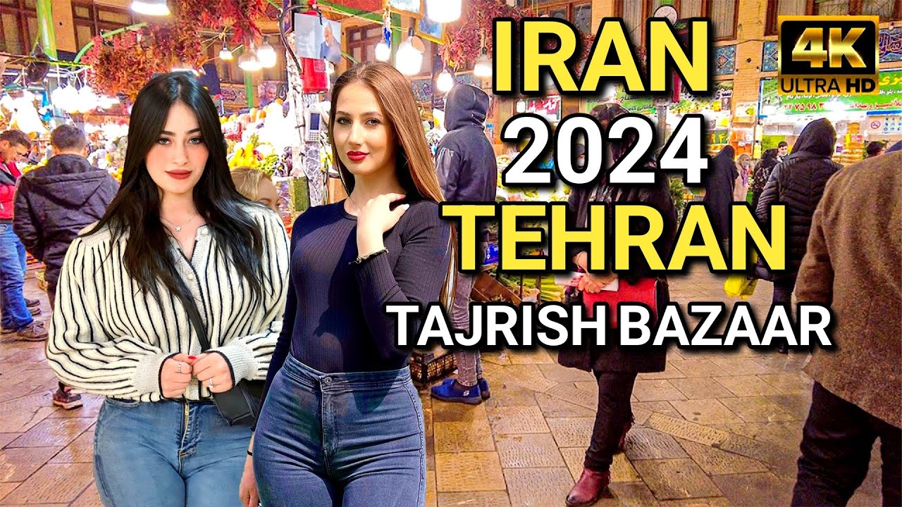 IRAN 🇮🇷 2024 | Night Walk in Attractive Tajrish Bazaar in Tehran - YouTube