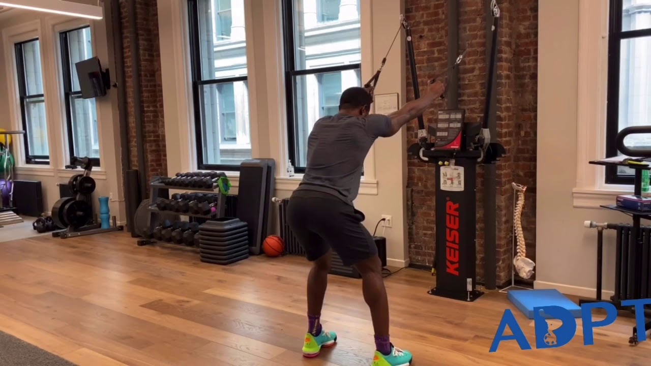 High angle cable row - YouTube