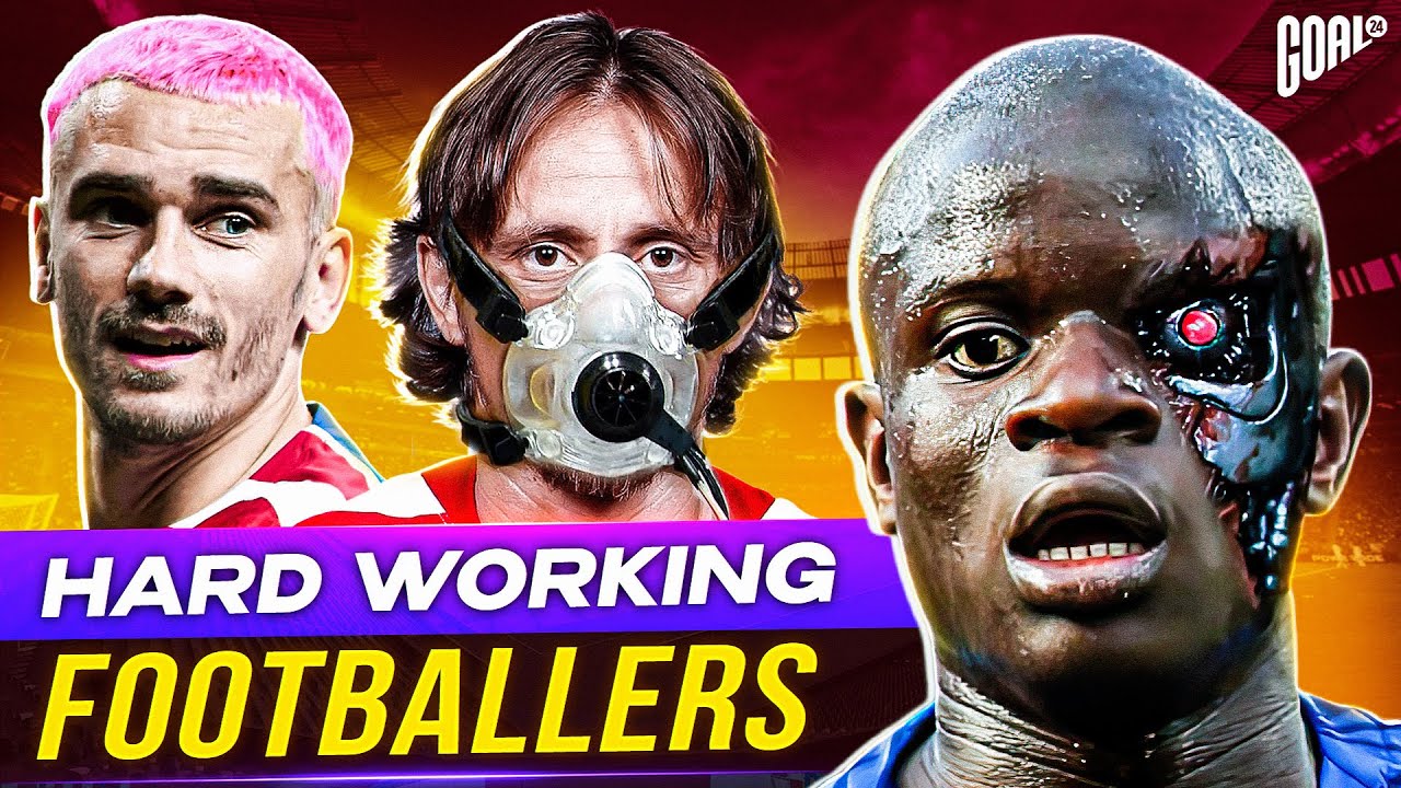 TOP 10 Hardworking Football Players @GOAL24World - YouTube