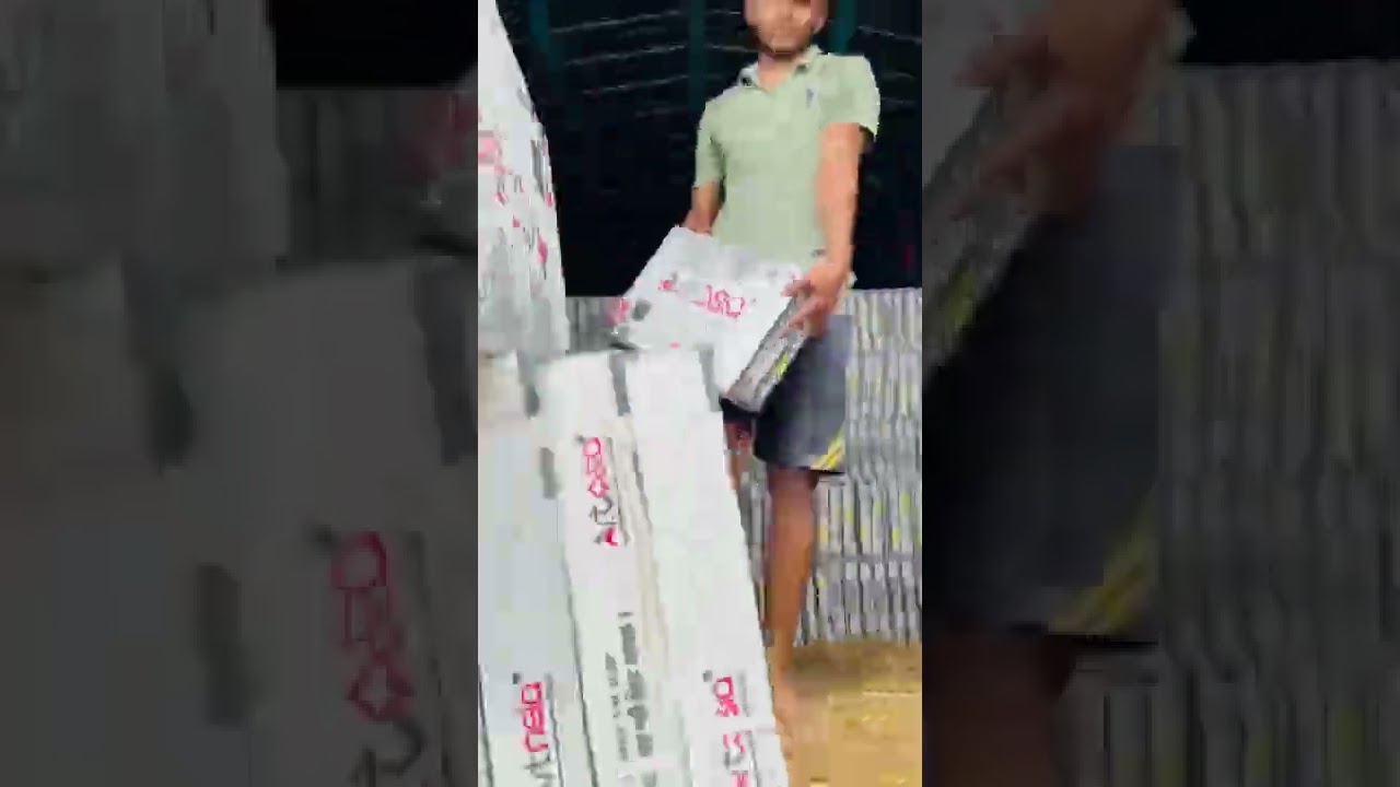 Tile unloading… - YouTube